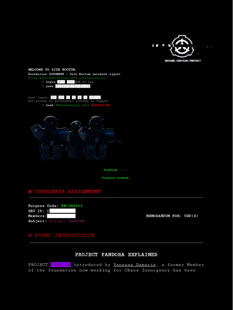 SN - Project Pandora Event | PDF | Military Operations | Military