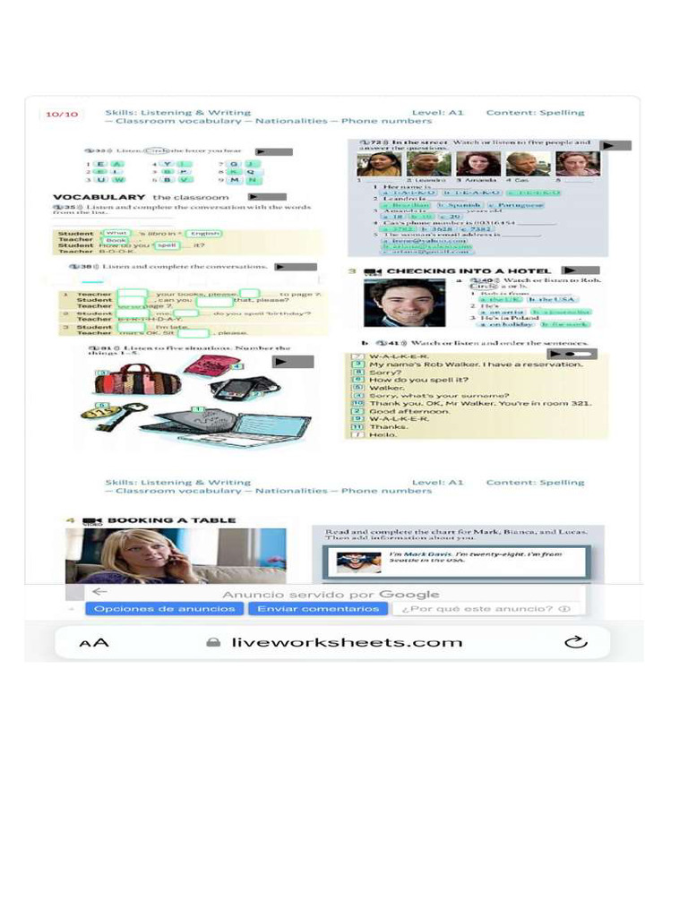 Greetings Alphabet Numbers - Ginger | PDF