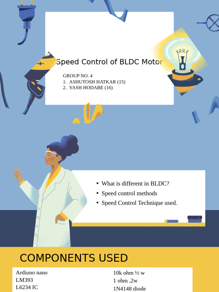 Speed control of BLDC Motor | PDF