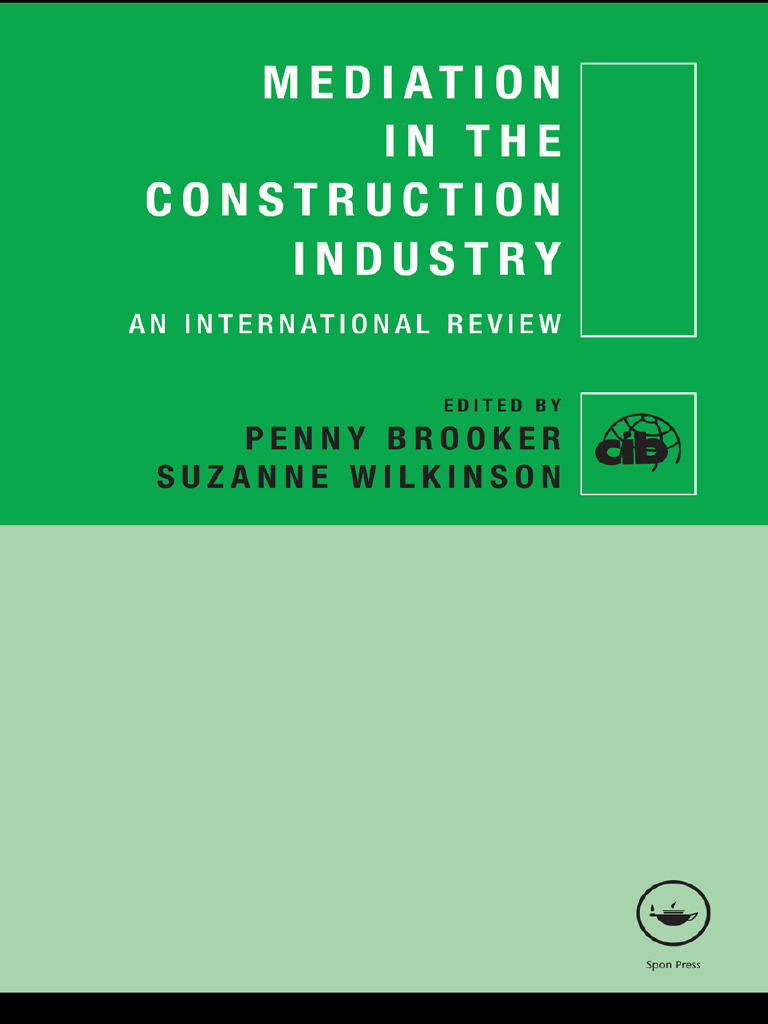 Mediation in Construction: An Overview | PDF | Mediation | Alternative ...