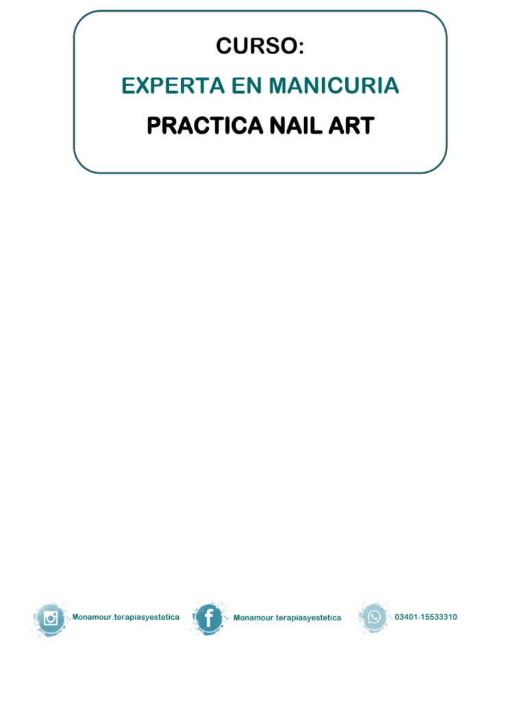 Mod. Practica Nail Art Apto Cursos | PDF