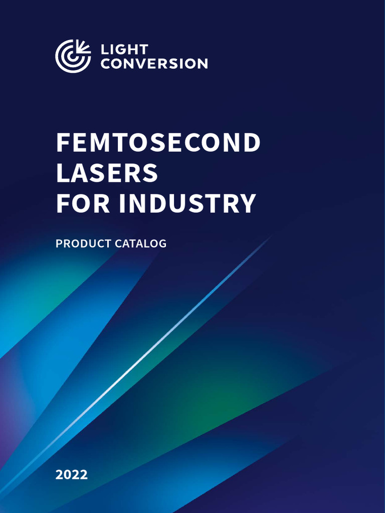 2021-Femtosecond Lasers For Industry | PDF | Laser | Optics