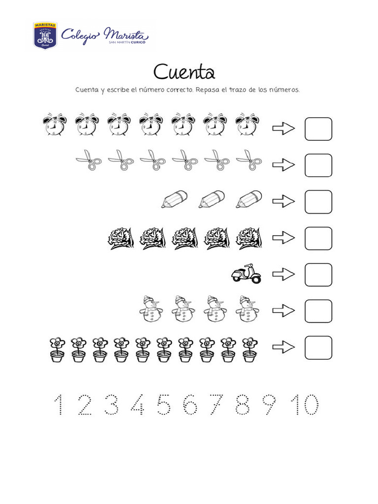Contando Hasta 10 | PDF
