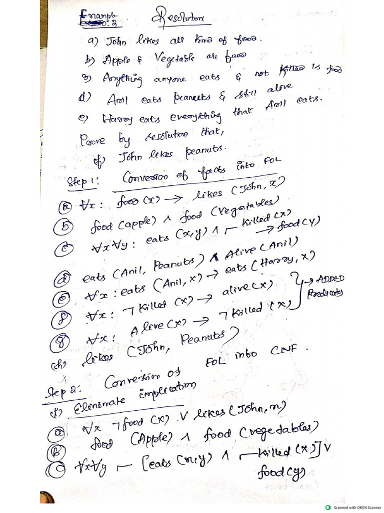 resolution and unification(2) | PDF