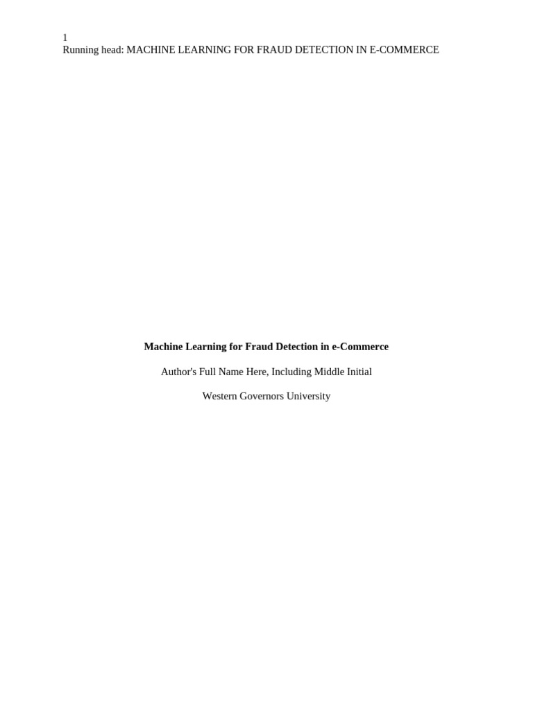 IT Task 3 Capstone Report | PDF | Machine Learning | System
