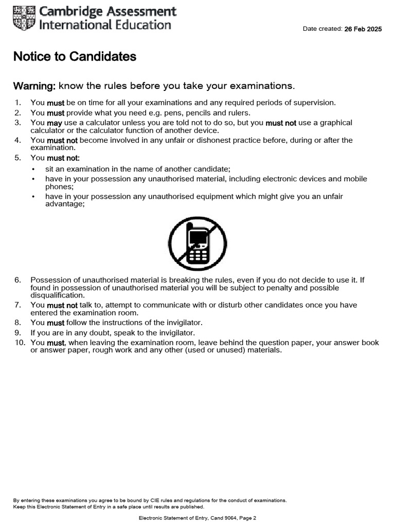 Statement of Entries IG-128 | PDF