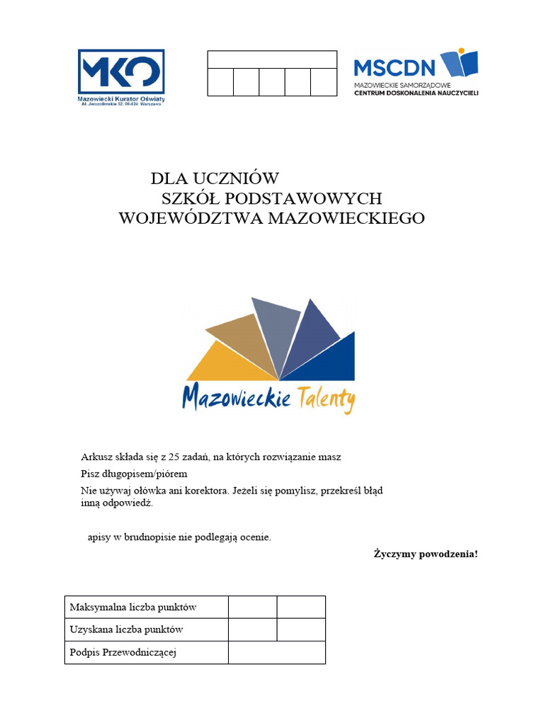 Arkusz Chem SP SZK | PDF