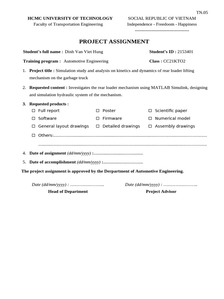 HK241 Group1 Project-Assignment | PDF