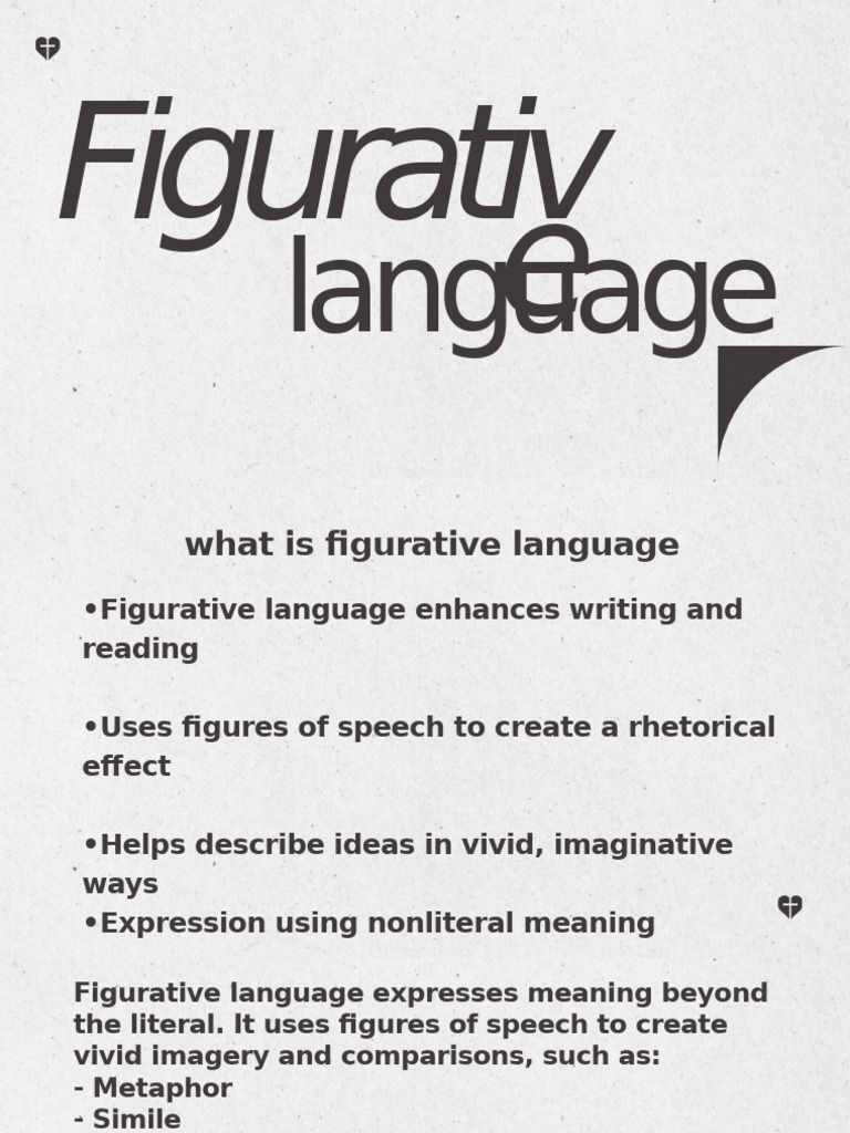Figurative Language - 20250421 - 093252 - 0000 | PDF | Semiotics ...