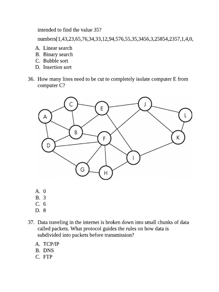 CSP Test 3 (Practice Test 2) 36-74 | PDF
