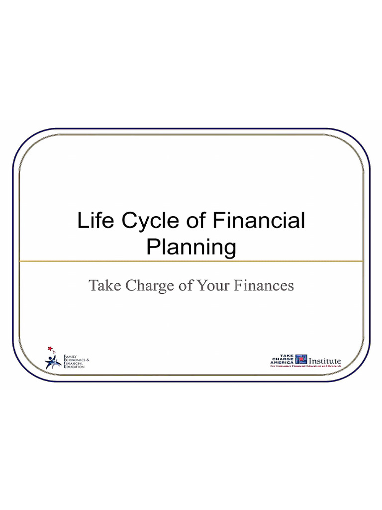 Life Cycle of Financial Planning | PDF