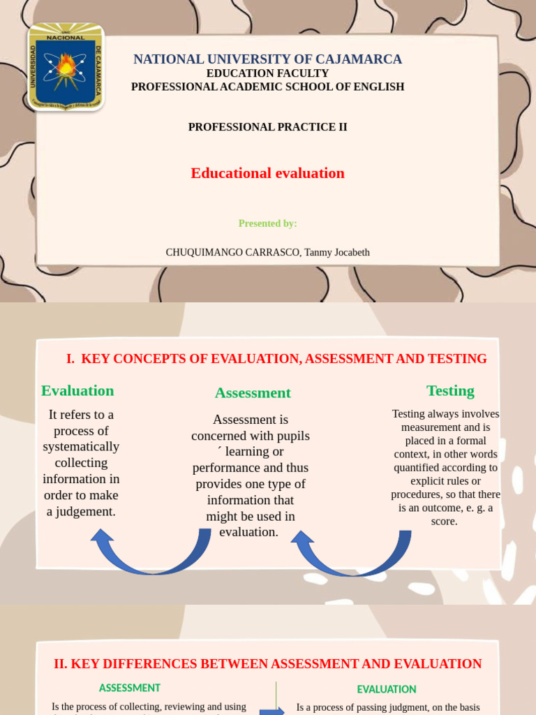 Sustentación Practica Profesional 2 | PDF | Educational Assessment | Evaluation