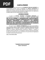 Carta Poder Simple | PDF