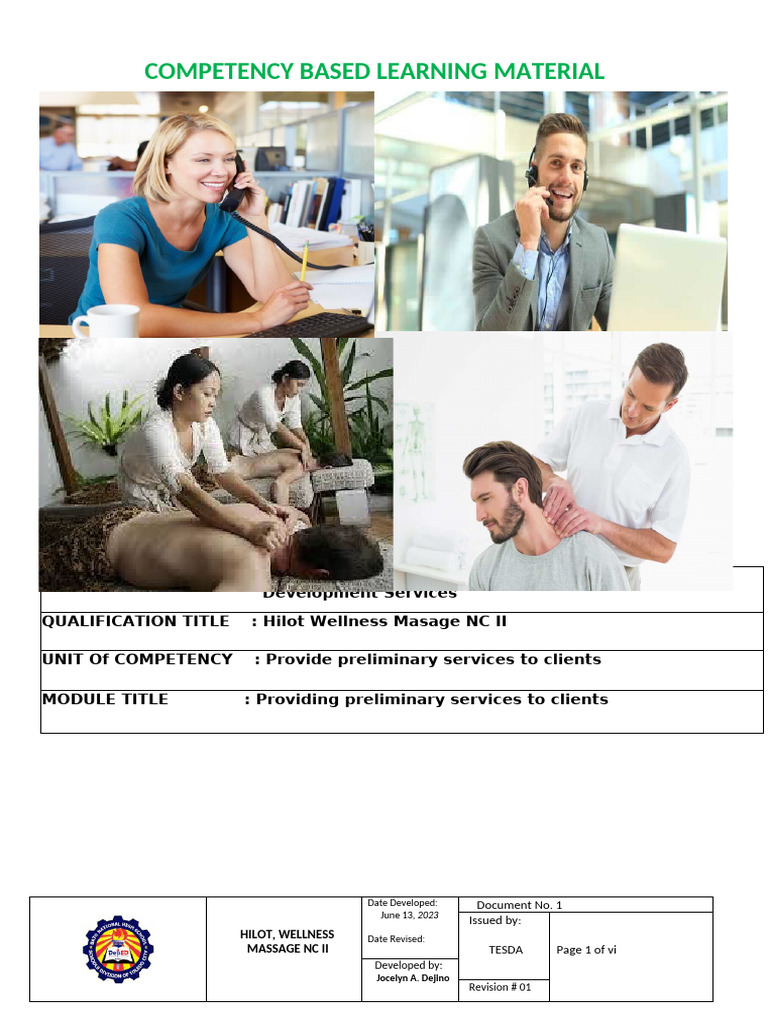 CBLM 2 Provide Pre Hilot | PDF | Communication | Nonverbal Communication