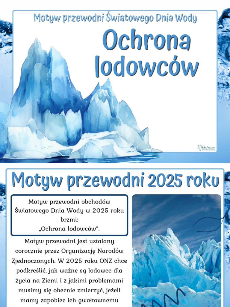 Swiatowy Dzien Wody Motyw Przewodni 2025 Roku Gazetka 5voahd | PDF