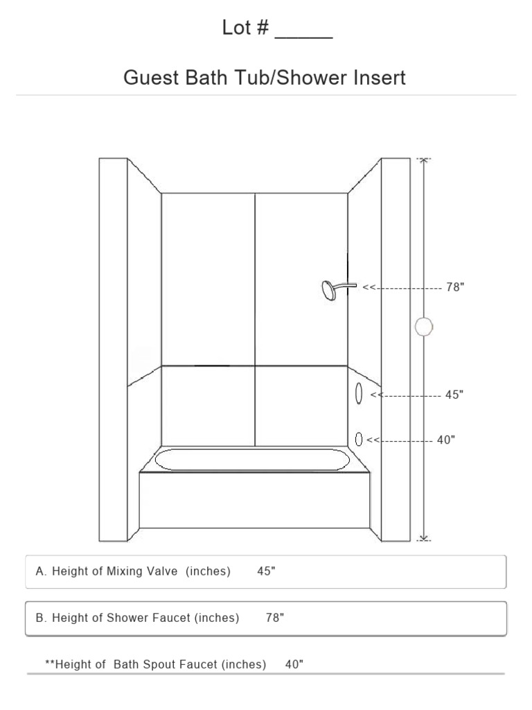 Guest Bath Insert Template | PDF