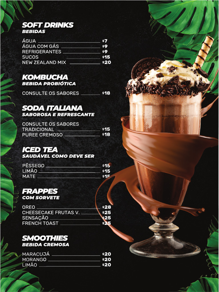 Cardapio - Lunch - Fundo | PDF