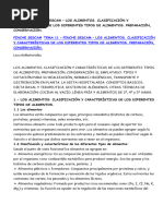 Clasificacion de Los Alimentos y Bebidas | PDF | Bebida | Alimentos