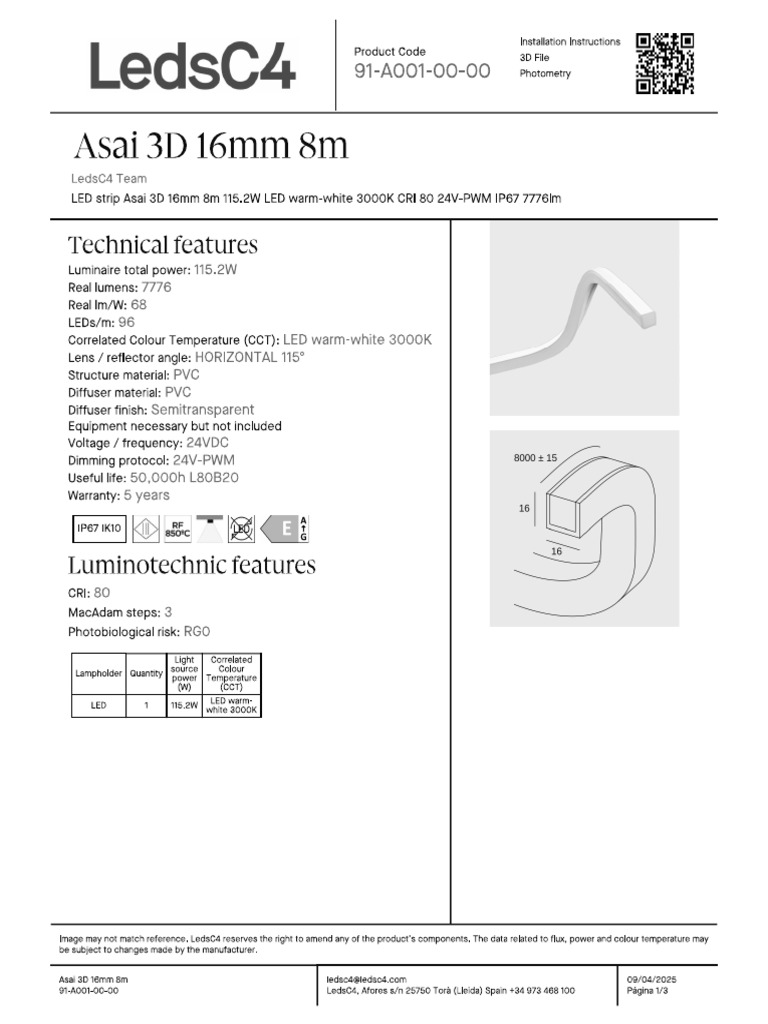 Asai 8M 3D Ledsc4 | PDF