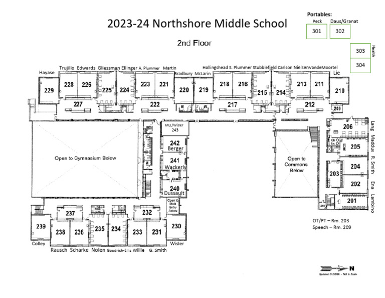 2023-24 NMS Map 2nd Floor | PDF