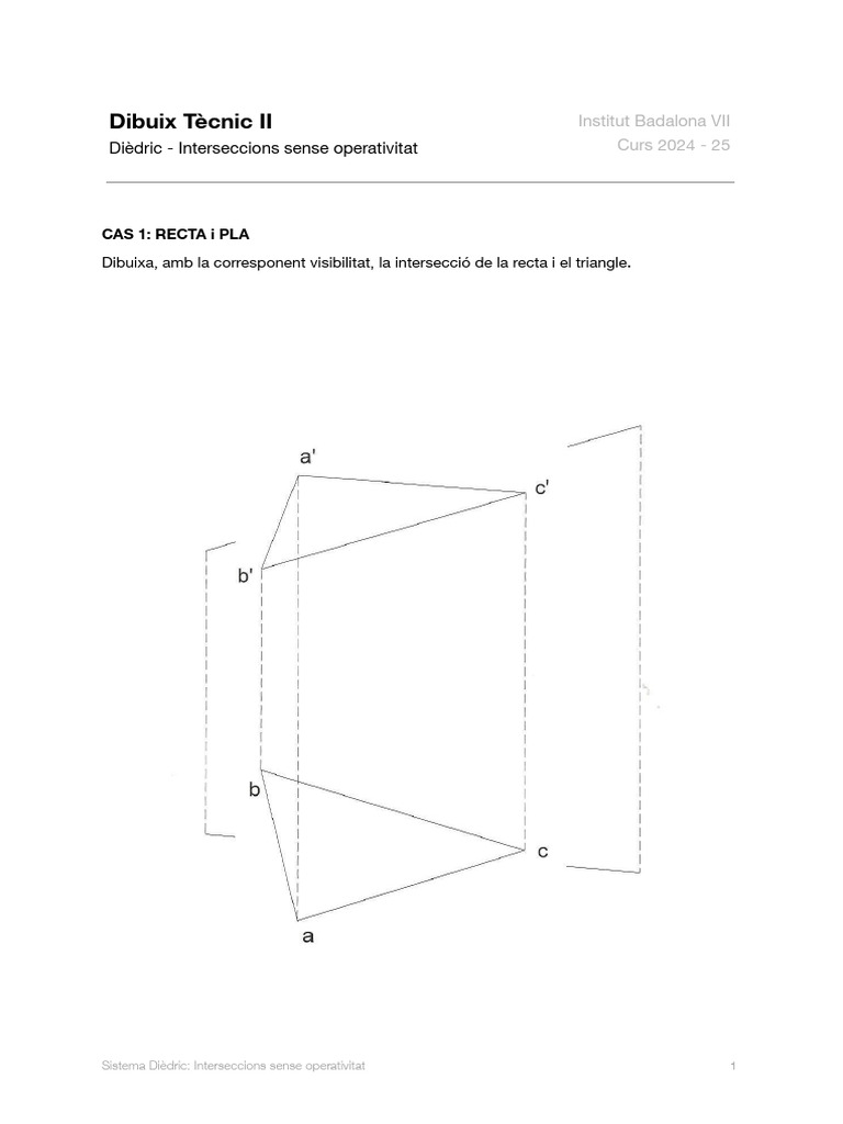 Dossier 03 - Interseccions Sense Operativitat: Recta I Pla + Recta I ...