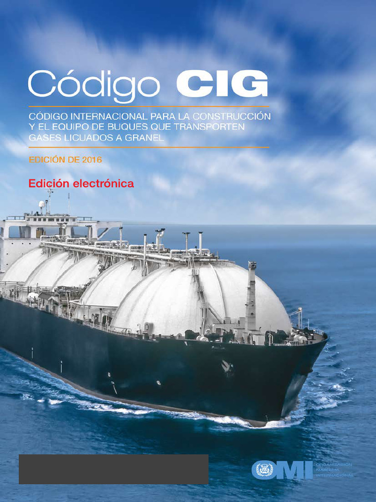 Código CIG (IGC)_Construccion y equipo Gases licuados a granel | PDF