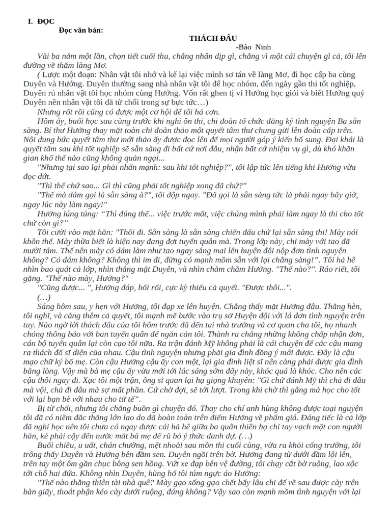 Truyen Thach Dau | PDF