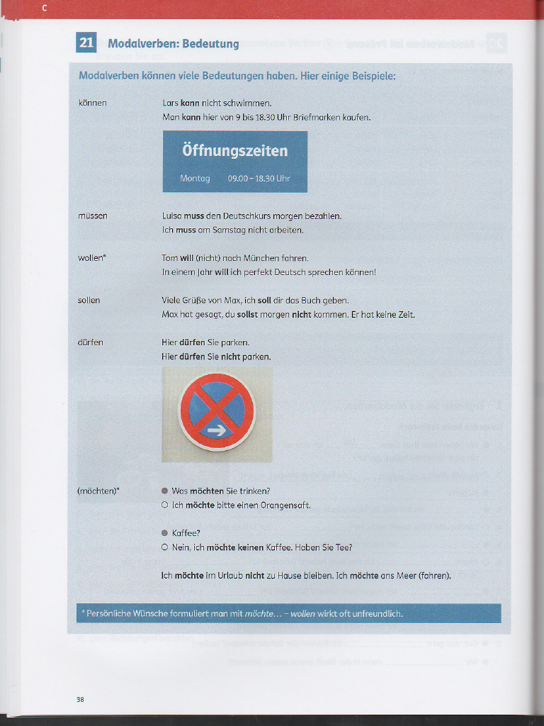 Modalverben A1 | PDF