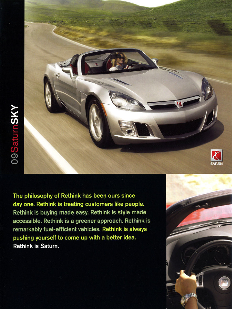 2009 Saturn Sky Brochure | PDF