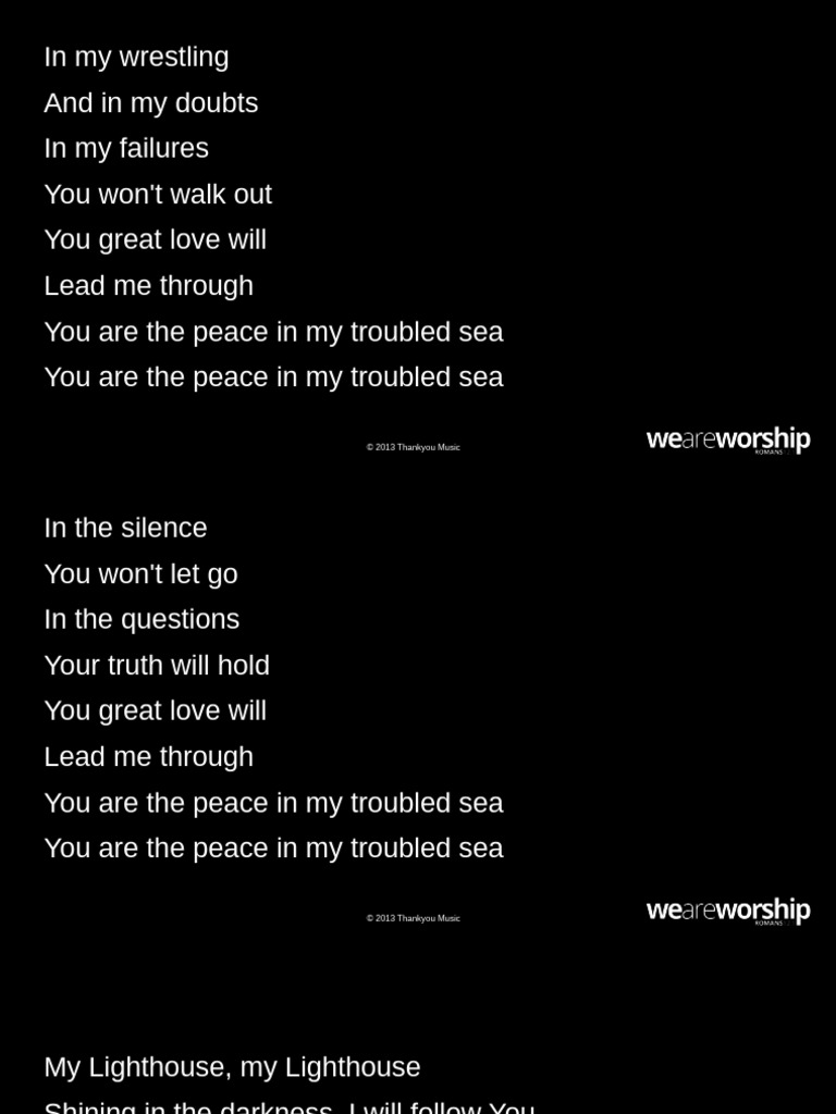 My Lighthouse | PDF