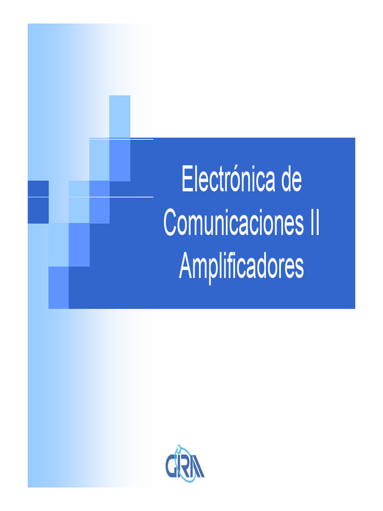 ECII Amplificadores | PDF | Transistor | Transistor de unión bipolar