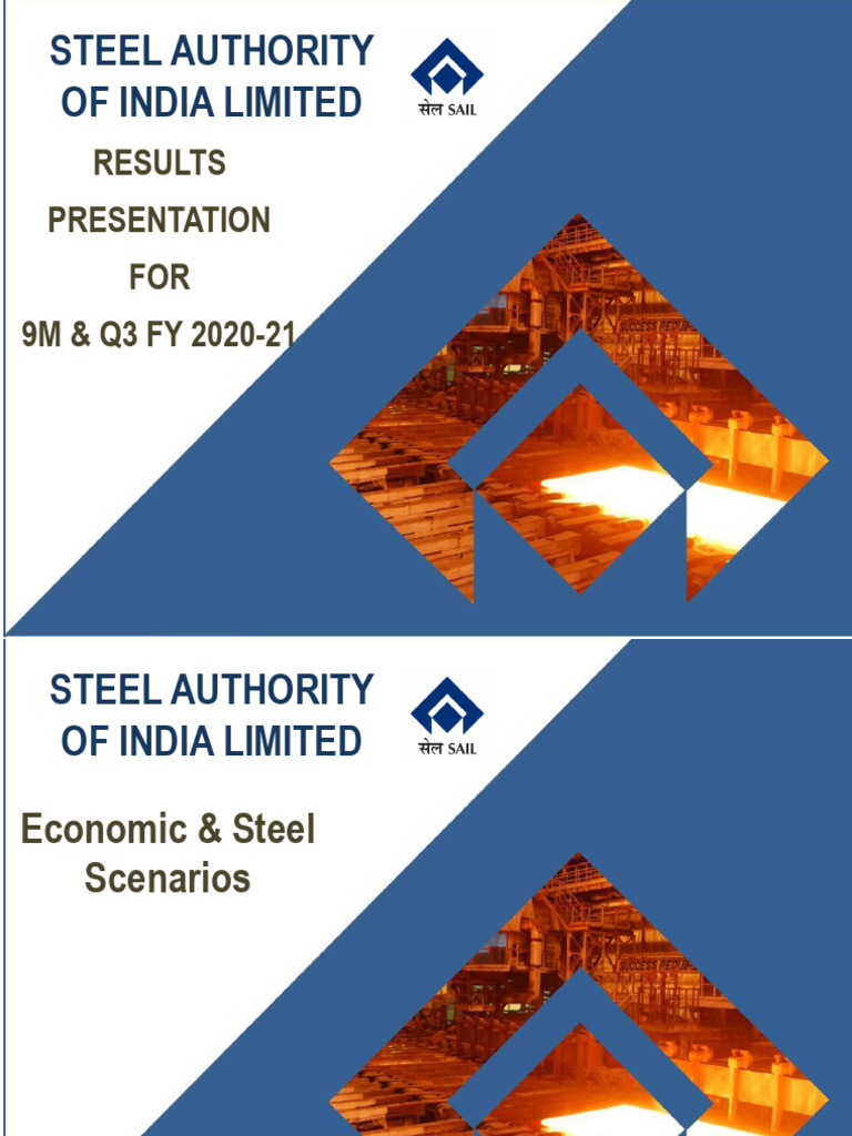 Performance Highlights Q3 FY 21 | PDF | Steel Mill | Metals