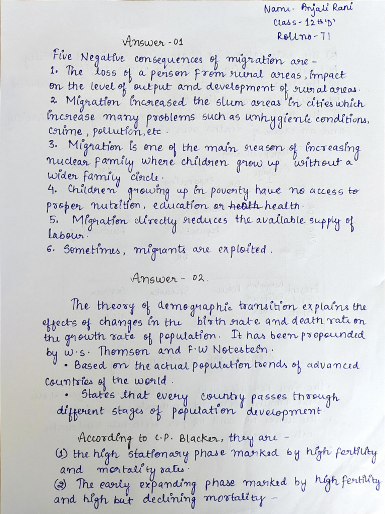 Anjali Rani 9576 Geography | PDF