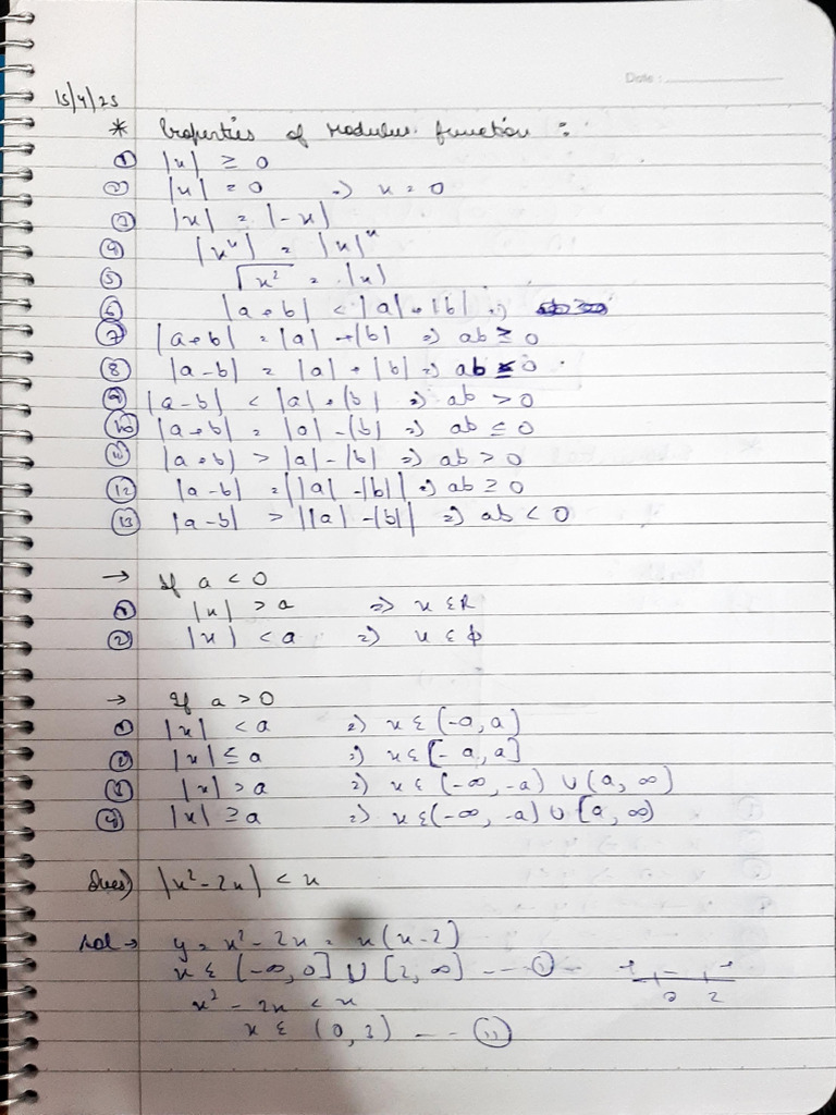 Maths Class 12 From Mod Properties | PDF