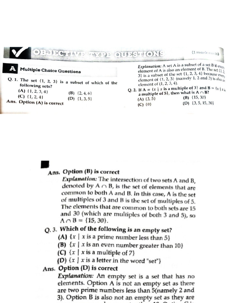 Maths MCQS | PDF