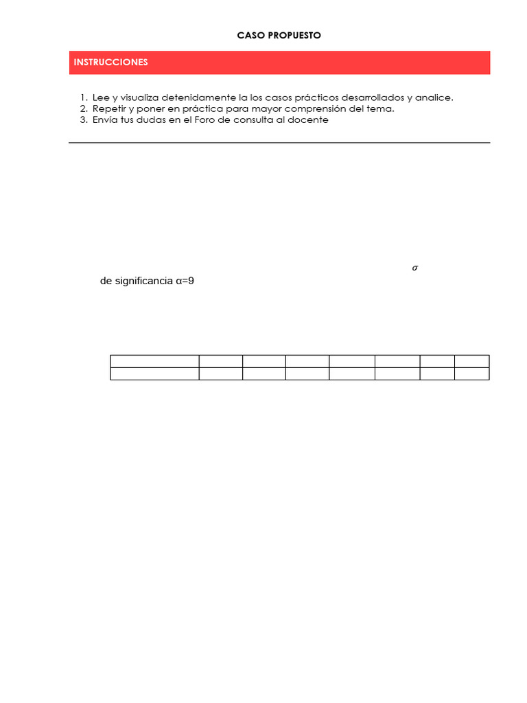 Caso Práctico Propuesto | PDF