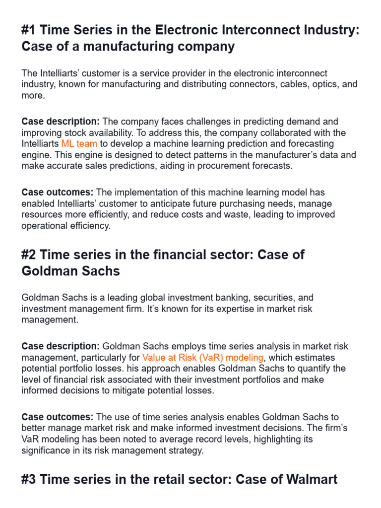 Time Series Analysis_ Top 6 Real Life Examples _ Intelliarts | PDF ...