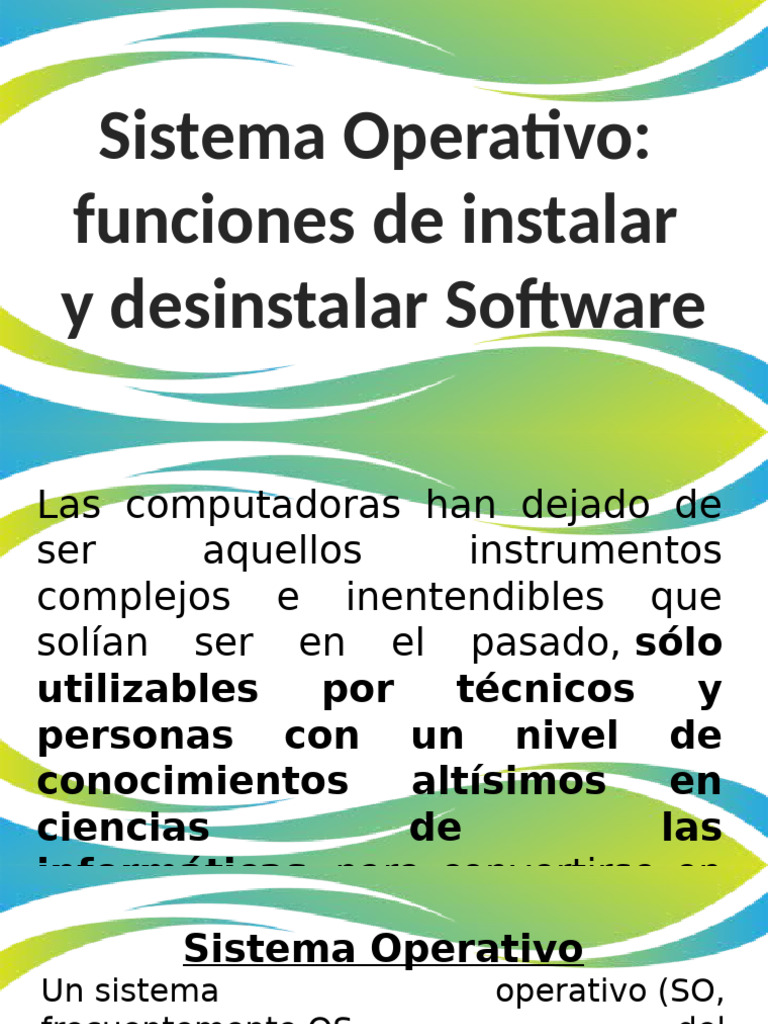 Sistema Operativo | PDF | Sistema operativo | Ingeniería de software