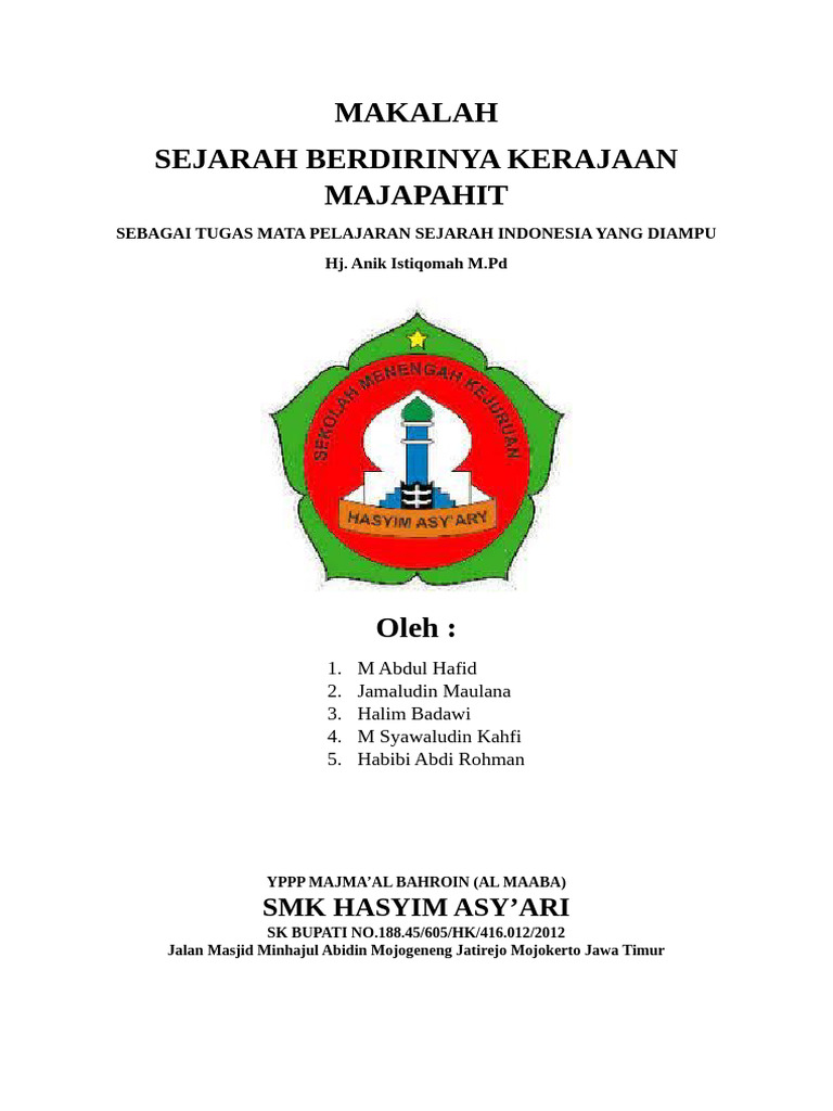 MAKALAH Sejarah Majapahit | PDF