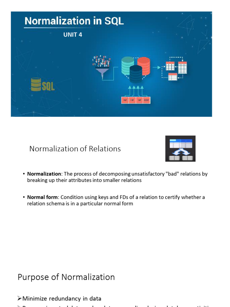 CH-4 DBMS Normalisation | PDF | Relational Model | Databases