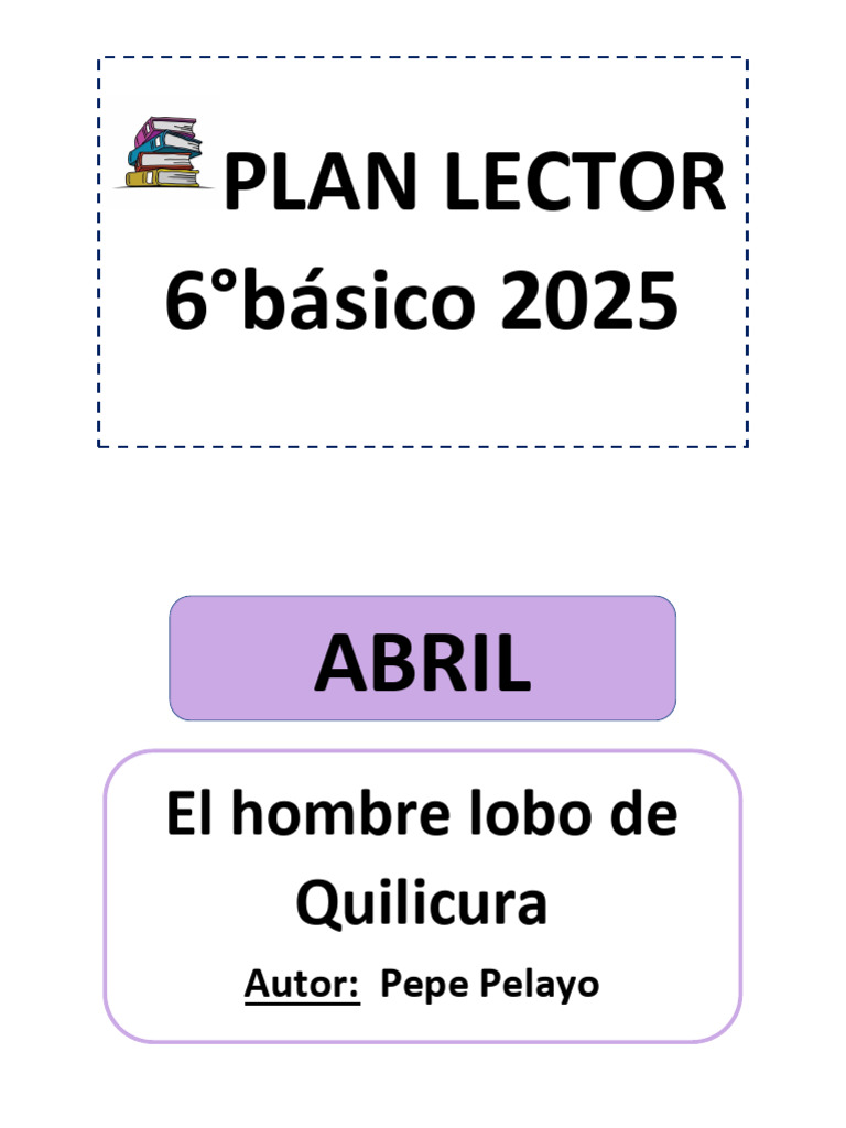 PLAN LECTOR SALAS - 6°básico | PDF