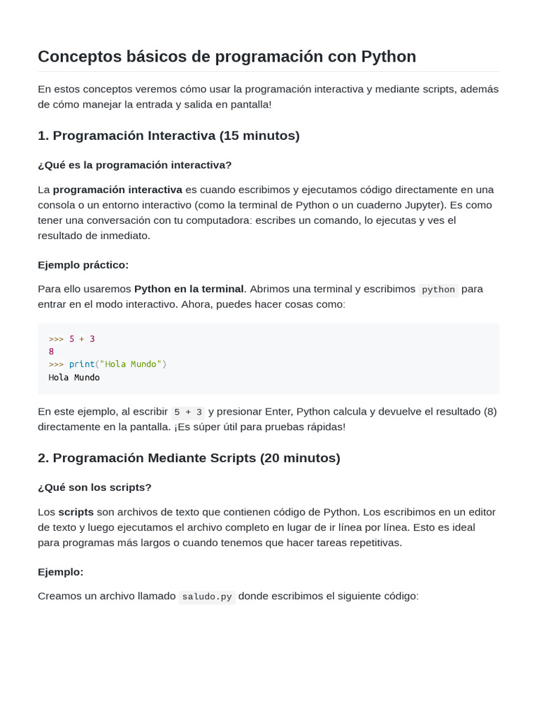Clase_03_01 | PDF | Python (lenguaje de programación) | Lenguaje de escritura