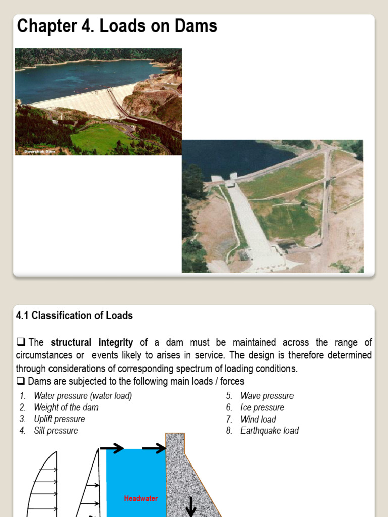 Chapter 3 Loads | PDF | Dam | Weight