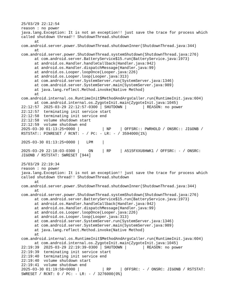 Power Off Reset Reason Backup | PDF | Computing | Software