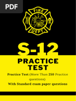 FDNY F02 Practice Test - PDF | PDF | Fire Safety | Fires