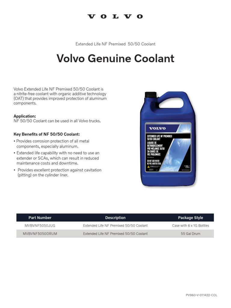 Volvo Coolant | PDF