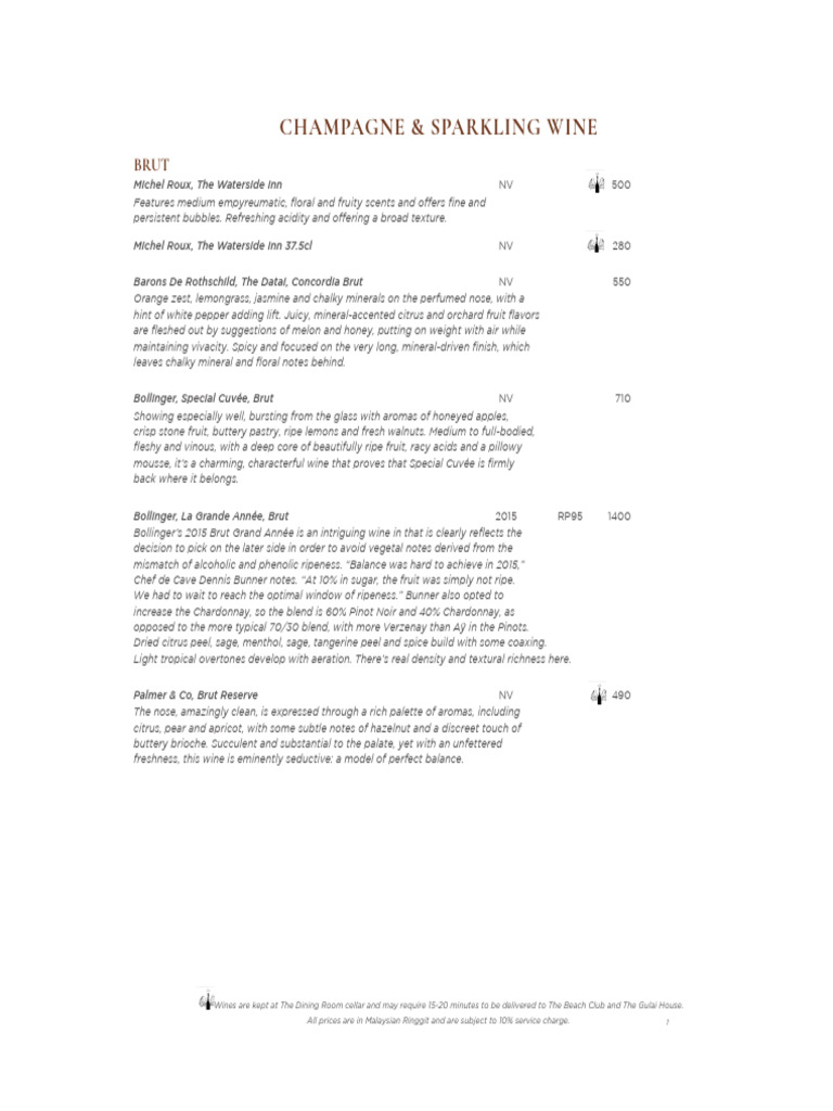 Masters of Wine Selection List | PDF | Aroma Of Wine | Wine