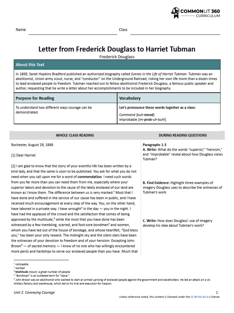 Alice Schneider - _Unit_2_Letter_From_Frederick_Douglass_to_Harriet ...