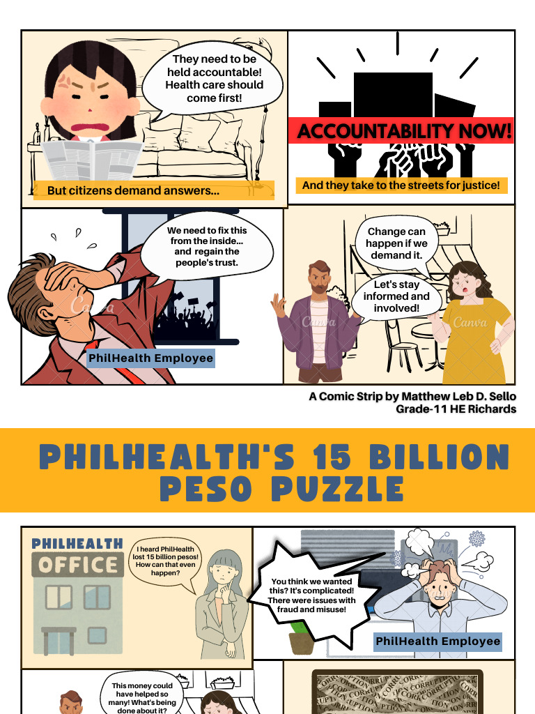 Figurative Language English Comic Strip in White Orange Simple Style ...