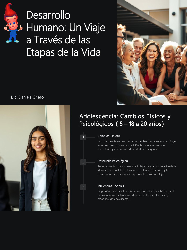 Desarrollo Humano Un Viaje a Traves de Las Etapas de La Vida | PDF | Teoría de apego | Adultos